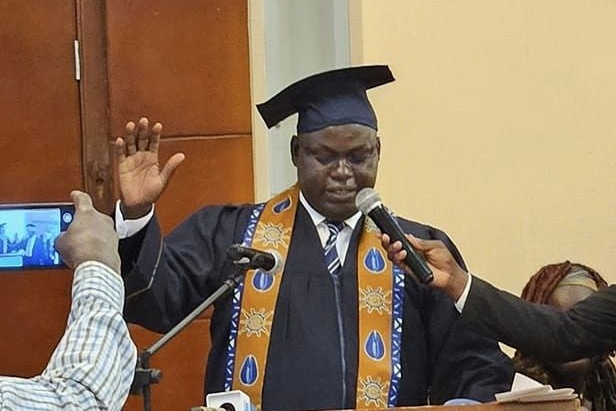 Aimé Césaire Mbara, président de l’Ordre centrafricain des architectes