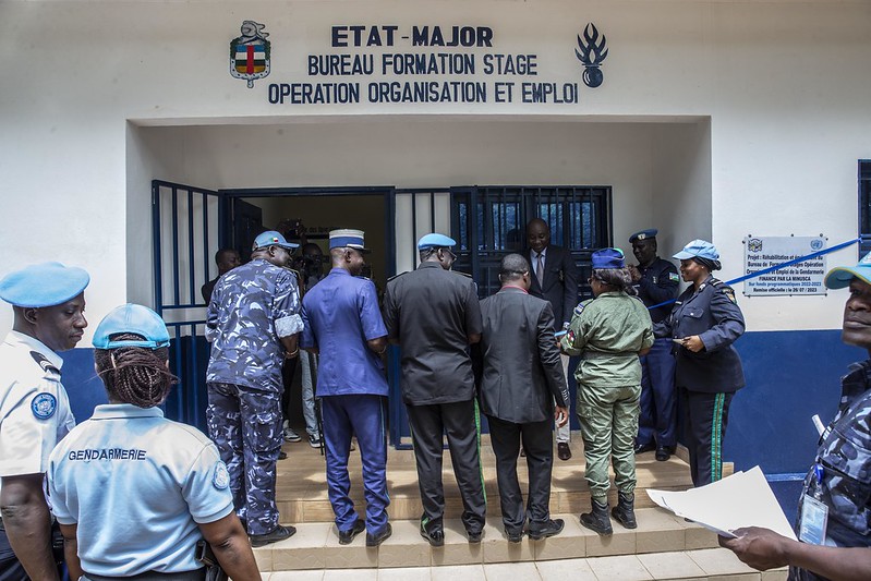 Centrafrique: deux bâtiments réhabilités par la Minusca remis à la ...