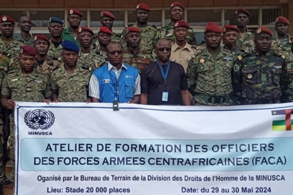 Centrafrique: la MINUSCA forme des officiers supérieurs des FACA sur ...