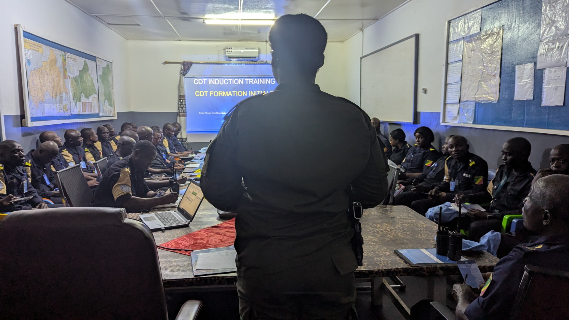 Centrafrique: les nouveaux éléments de la FPU Congo de Bambari en ...